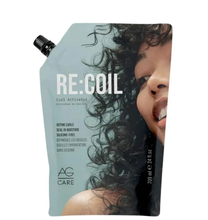 AG Care Re:Coil Limited Edition Curl Activator Curl Cream with Keratin ...