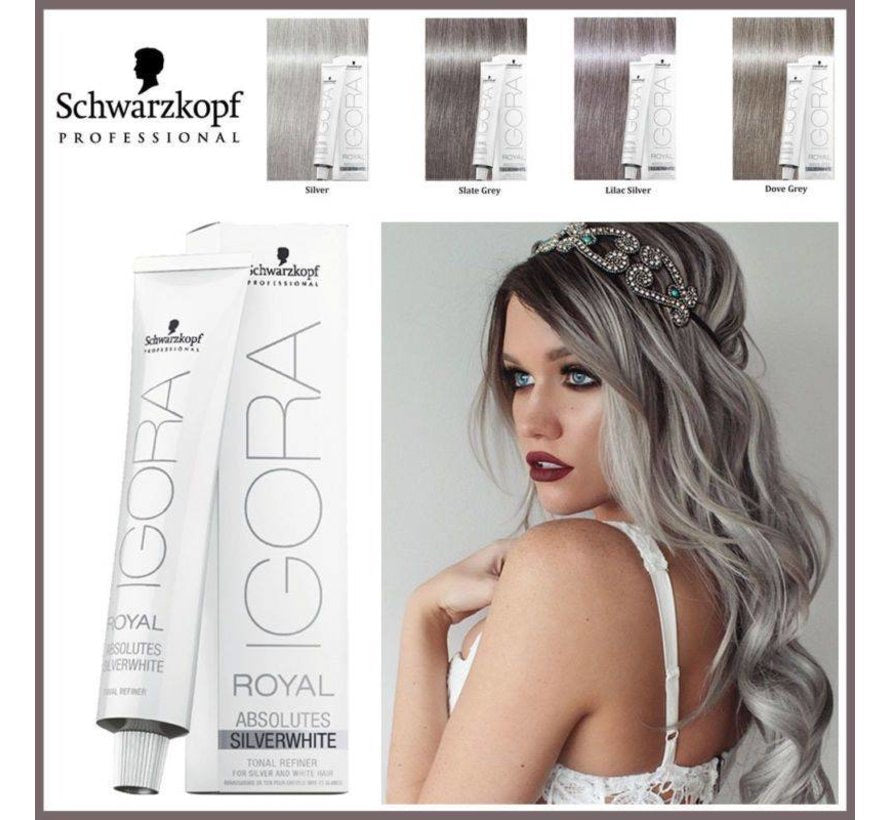 Schwarzkopf IGORA ROYAL® SILVER WHITES® Silver Toner - Beauty Supply Outlet