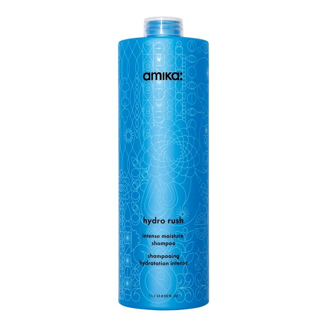 Amika Hydro Rush Intense Moisture Shampoo Litre - Beauty Supply Outlet